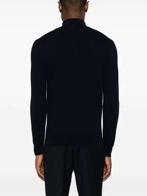 Zegna Half-zip Cashmere Jumper - Blue