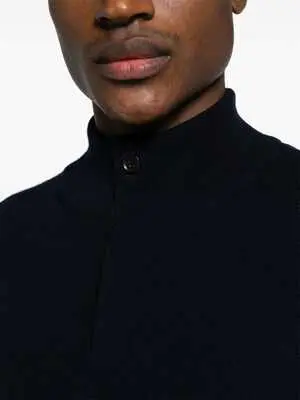 Zegna Half-zip Cashmere Jumper - Blue