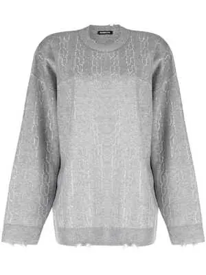 GROUND ZERO Graphic-print Jumper - Grey