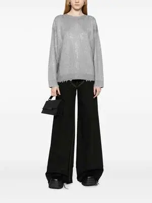GROUND ZERO Graphic-print Jumper - Grey