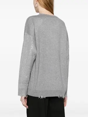 GROUND ZERO Graphic-print Jumper - Grey