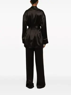Dolce & Gabbana Elasticated-waistband Silk Trousers