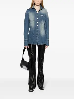 GROUND ZERO Long-sleeve Denim Shirt