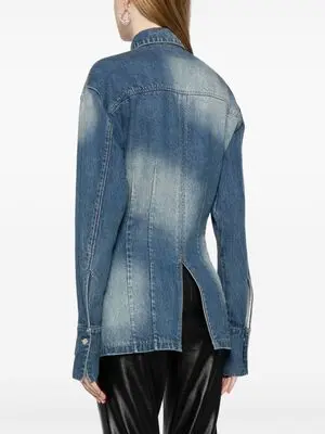 GROUND ZERO Long-sleeve Denim Shirt