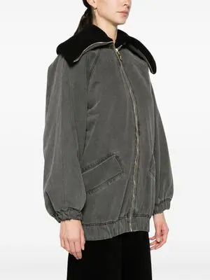 PATOU Oversized Denim Jacket - Grey
