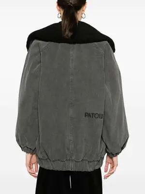 PATOU Oversized Denim Jacket - Grey