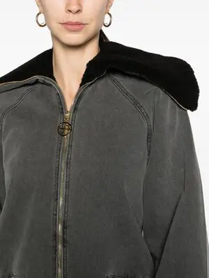 PATOU Oversized Denim Jacket - Grey