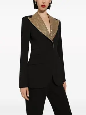 Dolce & Gabbana Turlington Single-breasted Blazer - Black