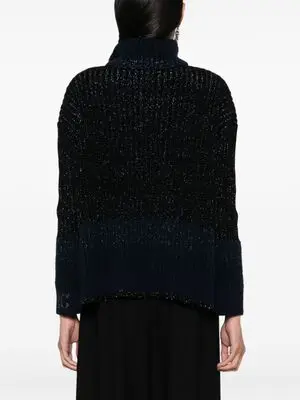 Iceberg Glitter-detail Ribbed-knit Jumper