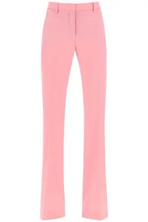Versace Versace Low Waisted Flared Trousers - Pink