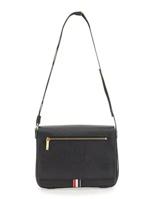 Thom Browne THOM BROWNE REPORTER BAG. - Black