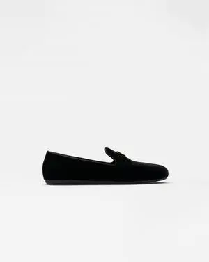 Prada Velvet Loafers