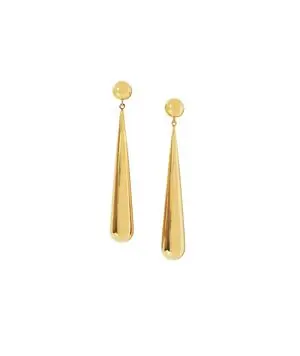 Lié Studio-The Louise Gold-Plated Drop Earrings