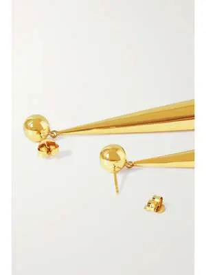 Lié Studio The Louise -plated Drop Earrings - Gold