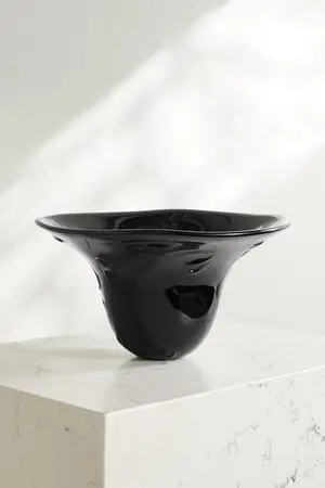 LOUISE ROE Sophia Roe S. R Collection Glass Bowl - Black