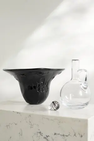 LOUISE ROE Sophia Roe S. R Collection Glass Bowl - Black