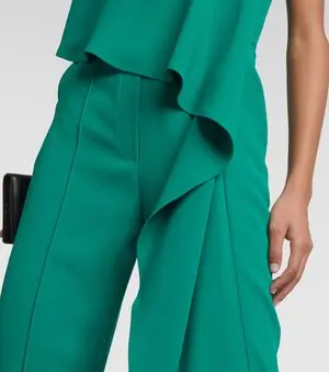 Elie Saab Draped Wide-leg Jumpsuit