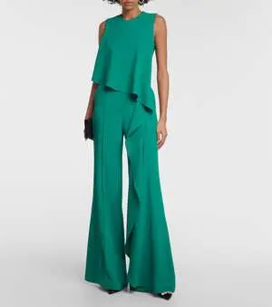 Elie Saab Draped Wide-leg Jumpsuit