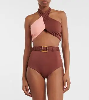 Johanna Ortiz Halterneck Bikini Top