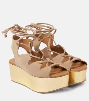 See By Chloé Liana 70 Suede Platform Sandals
