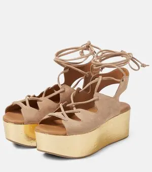 See By Chloé Liana 70 Suede Platform Sandals