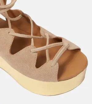 See By Chloé Liana 70 Suede Platform Sandals