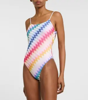 Missoni Zig Zag One Piece Swimsuit