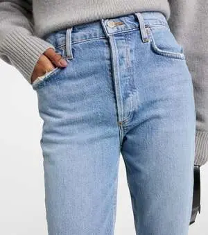 AGOLDE Riley High-rise Straight Leg Jeans
