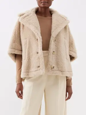 Max Mara Max Mara - Aleggio Jacket - Womens - Beige - M/L - Beige