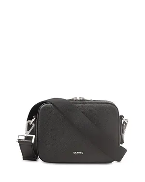 Sandro Textured Cross Body Bags