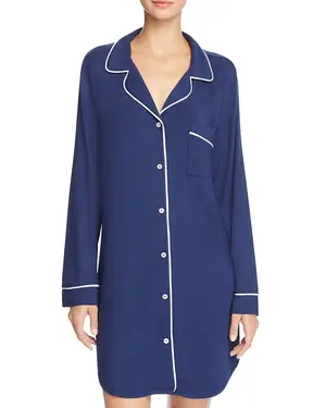 Eberjey Gisele Sleepshirt - Navy/ivory