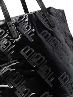 By Far Logo-embossed Tote Bag - Black