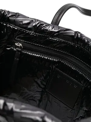 By Far Logo-embossed Tote Bag - Black