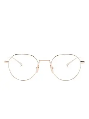 Dita Artoa 82 Round-frame Glasses - Gold