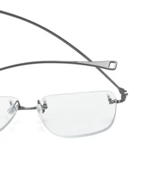 Dita Rectangle-frame Glasses - Grey