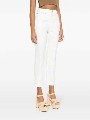 Zimmermann Matchmaker Capri Cropped Jeans - White