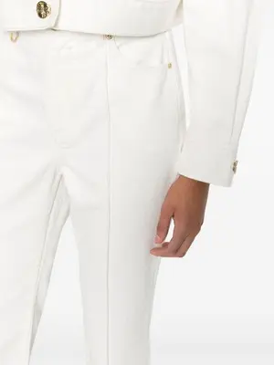 Zimmermann Matchmaker Capri Cropped Jeans - White