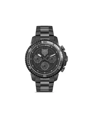 PLEIN SPORT Powerlift 45mm Chronograph Watch - Black