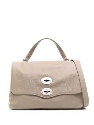 ZANELLATO Small Postina Leather Tote Bag - Neutrals