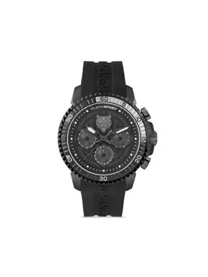PLEIN SPORT Powerlift 45mm Chronograph Watch - Black