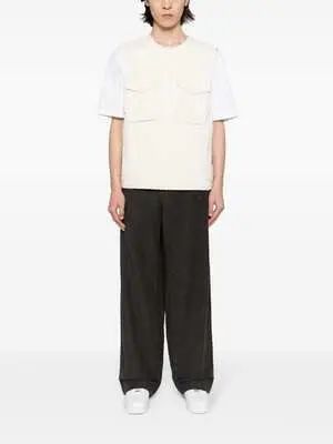 OBJECTS IV LIFE Logo-plaque Wide-leg Trousers