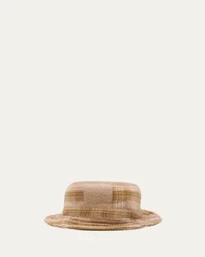 GOD'S TRUE CASHMERE X Nick Fouquet Bucket Hat - Tartan