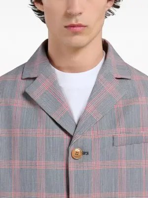 Marni Checked Single-breasted Blazer