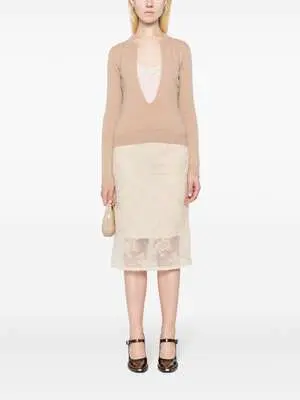 N°21 U-neck Layered Jumper