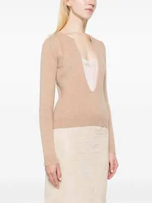 N°21 U-neck Layered Jumper