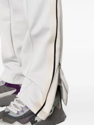 Palm Angels Monogram-embroidered Track Pants - Grey