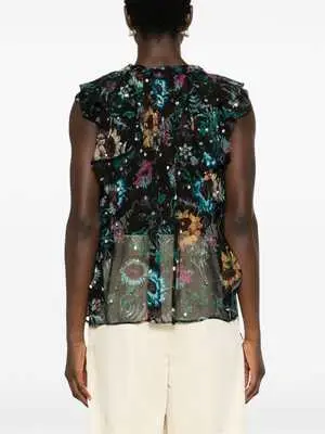 Ulla Johnson Dominique Floral-print Top
