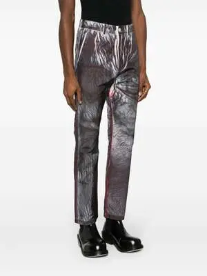 KANGHYUK Abstract-print Trousers