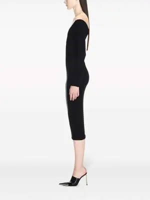Off-White Off-shoulder Dress