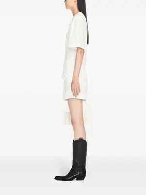 Off-White Contrast-stitching Denim Shorts